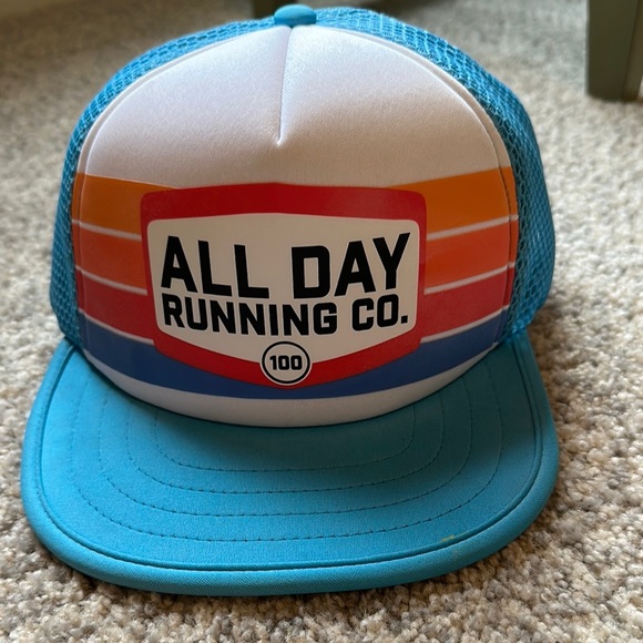 All Day Running Co. | Accessories | Multicolor Trucker Hat | Poshmark
